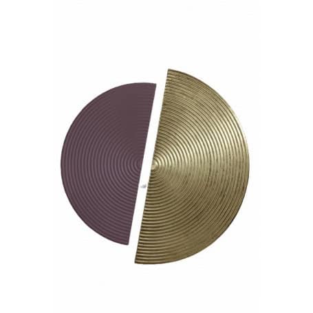 Décoration murale demi disque - Grossiste décoration pas chere rose