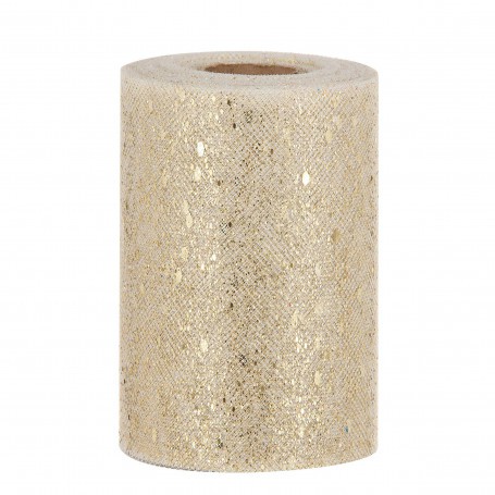 Ruban brillant en tulle 14cm*50M - Amba